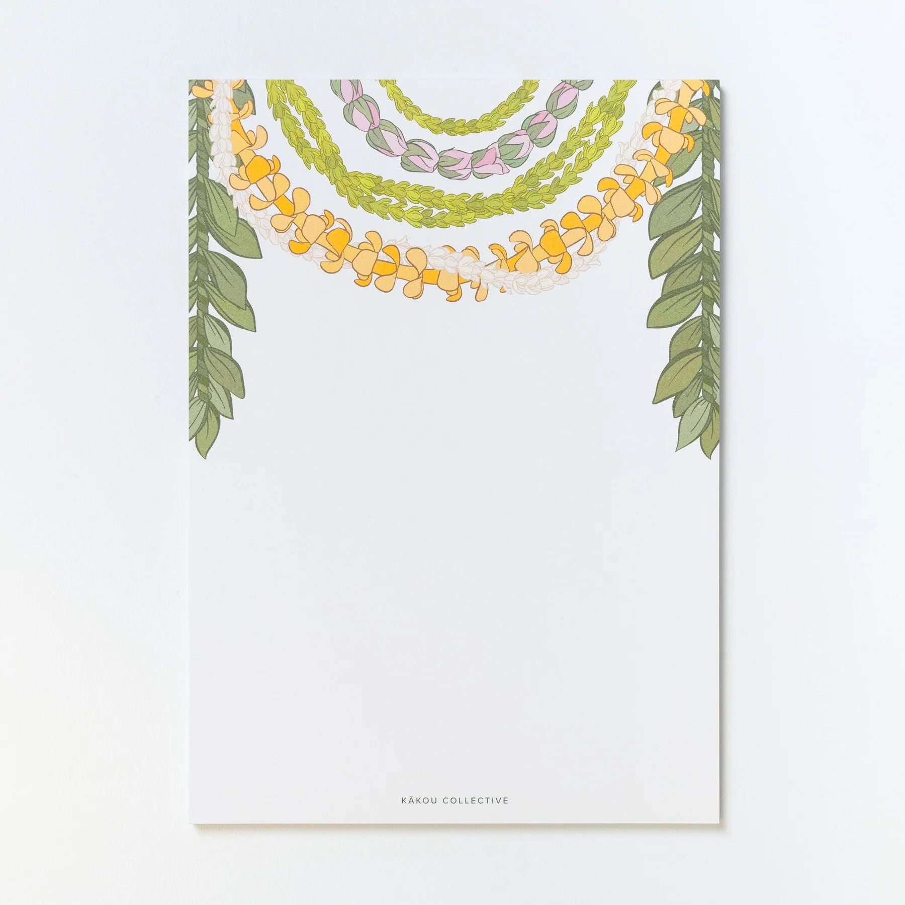 Stacked Lei 5x7 Notepad | Olivia Clare Boutique