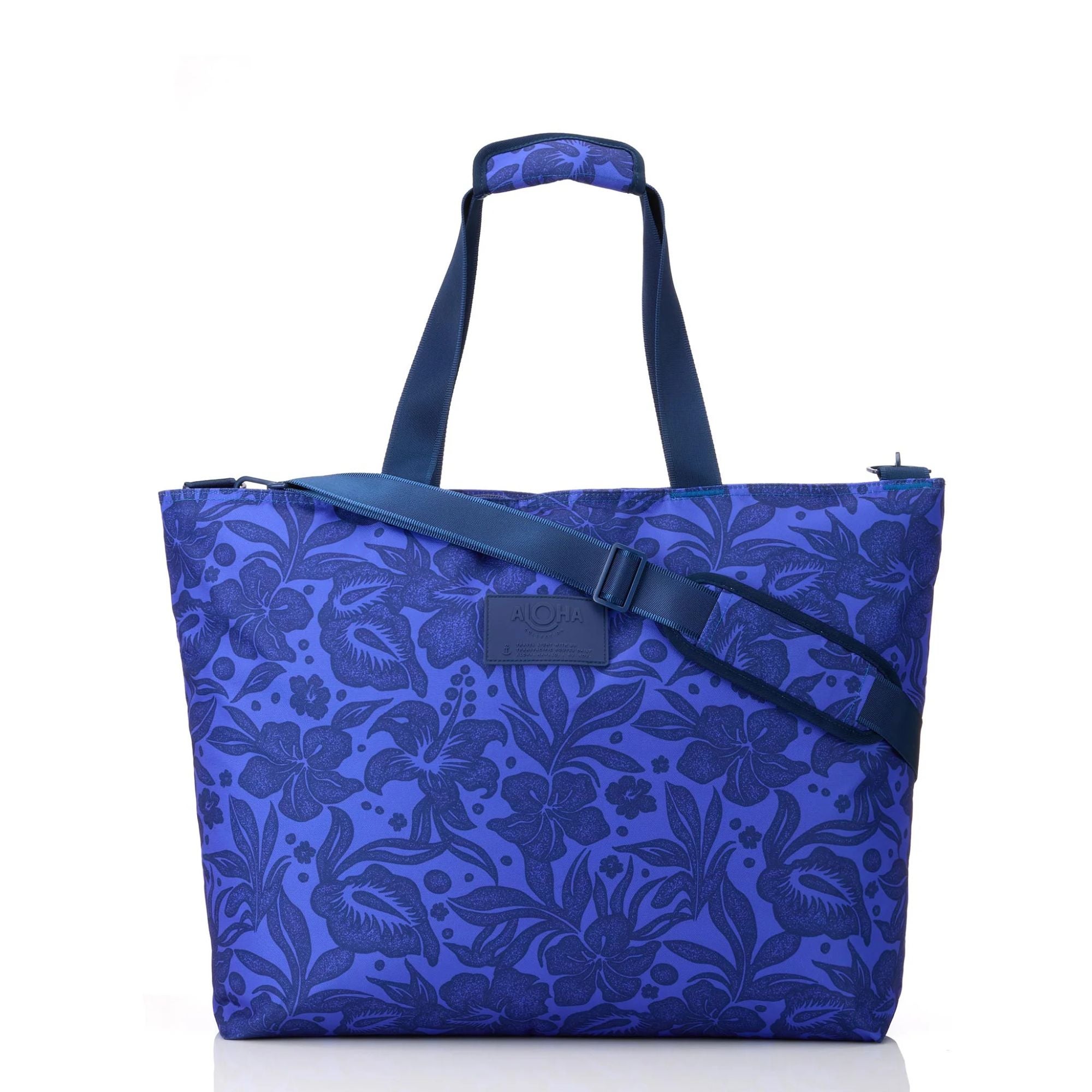 ALOHA Collection Breezy Carry-On Cooler Tote - Navy | Olivia Clare Boutique