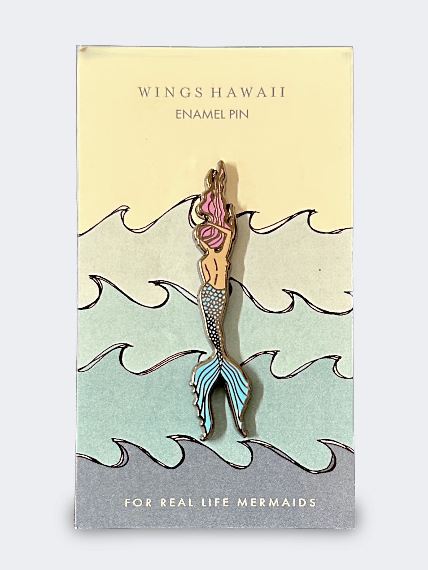 Drifter Mermaid Enamel Pin | Olivia Clare Boutique