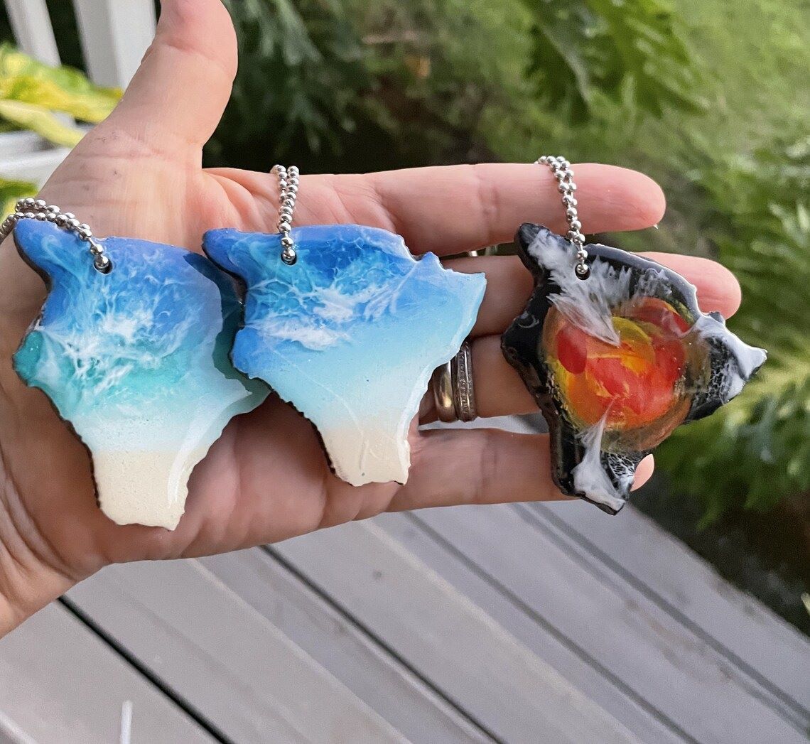 Big Island Resin Keychains | Olivia Clare Boutique