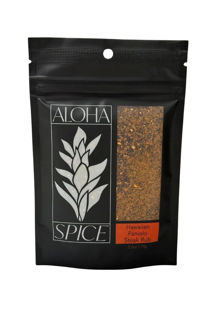 Hawaiian Paniolo Steak Seasoning & Rub 2.5 oz. Stand Up Pouch | Olivia ...