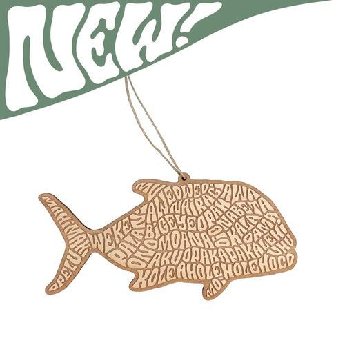 Wooden Ulua Ornament | Olivia Clare Boutique