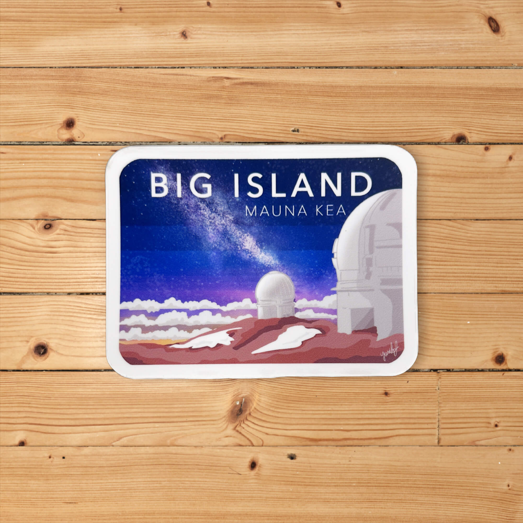 Big Island Mauna Kea Sticker | Olivia Clare Boutique